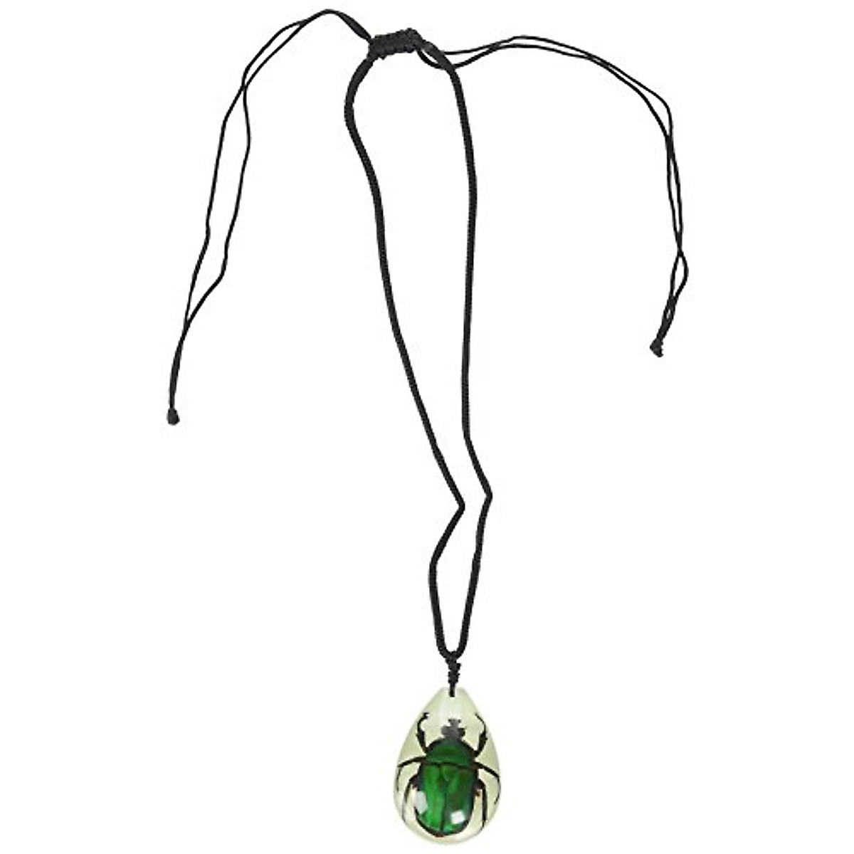 REALBUG Green Chafer Beetle Necklace, Glow in The Dark, Large