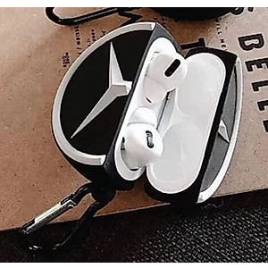 Haristar AirPod Case Cover, Soft Silicone Protective Cover with Keychain for Women Men Compatible with Apple AirPod 2nd 1st Generation Charging Case