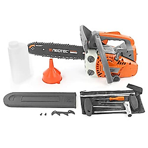 NEO-TEC 12'' Top Handle Gas Chainsaw,2-Stroke 25.4cc Portable Chain Saws for Trees Gas Powered Wood Cutting