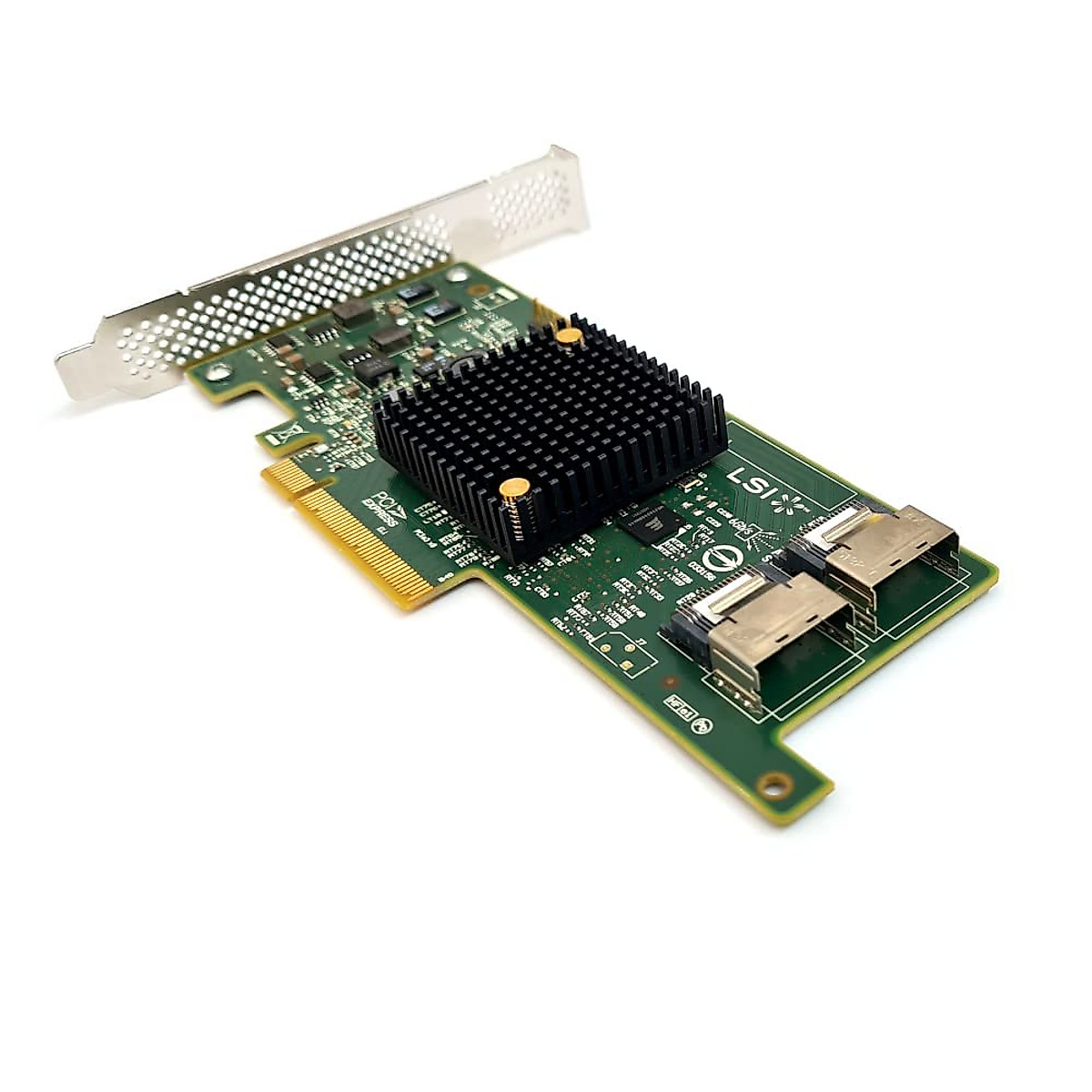 LSI Logic Controller Card LSI00301 SAS 9207-8i 8Port Internal SAS/SATA 6Gb/s PCI Express Single Retail