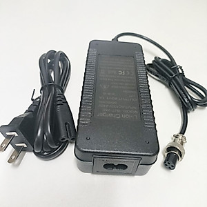 [Verified Fit] 63V 1.1A 4-Prong Ninebot Scooter Charger, for Segway Ninebot S, S-MAX, Mini Pro, Go Kart, Go Kart Pro, One A1, One S2 4-Pin Notched Connector Battery Charger