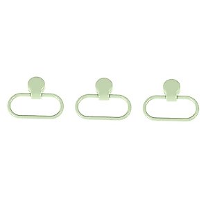 OSALADI 3pcs Adhesive for Self Holders Ring Bracket Plastic Rack Home Drill Hooks Toilet Swing Hanger Wall Shower Washroom Holder Self- Bath Hangers Storage Drilling Towel Round Mounted