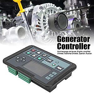 Generator Set Controller, Durable Engine Generator Controller, Plastic Accurate Power Display for Generator Generator Power Measurement Power Protection