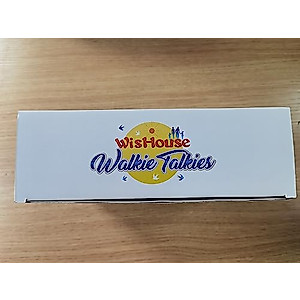 Wishouse Walkie Talkies for Kids 4 Pack,Family Walky Talky Adults Children Radio Long Range,Outdoor Camping Fun Toys Birthday Present Xmas Gifts for 4 5 6 7 8 Year Old Girls Boys No Battery No Charger