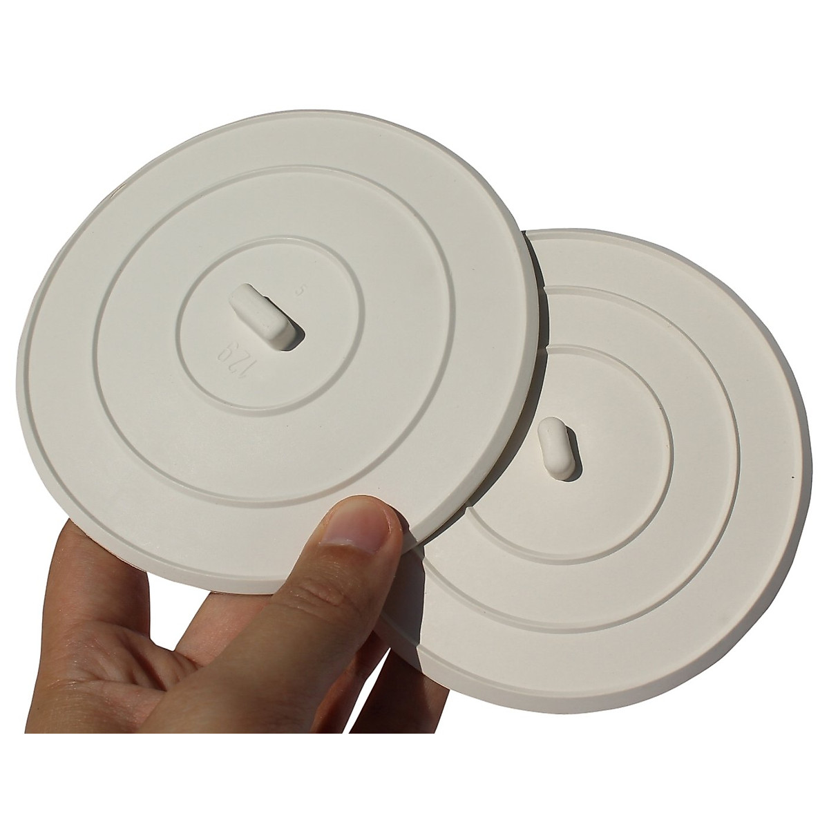 Sink Stopper (2 Pack) Rubber Bathtub Drain Stopper & Kitchen Sink Plug The Best Universal Sink Stopper and Travel Plug by Muzitao