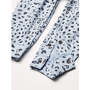 PJ Salvage Kids Baby Kids, Sleepwear Peachy Pajama Romper, Blue, 6/12 Mo