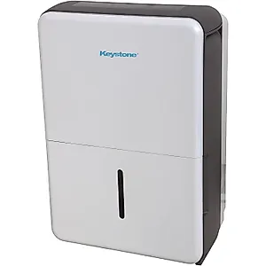 Keystone 50 Pint Dehumidifier Electronic Controls, White (KSTAD504E)