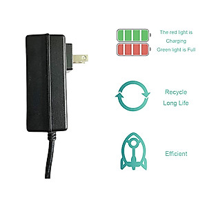 12 Volt Battery Charger for Kids Powered Ride On Car, 12V Charger for Motion Trendz Megatredz Yamaha Raptor 700R ATV Toyota FJ Cruiser Children Electric Ride-On B Plug Power Supply Adapter