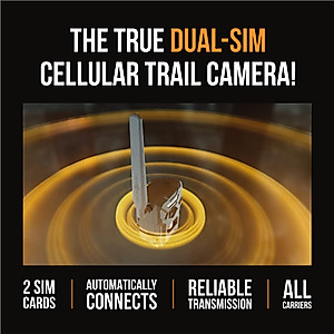 SPYPOINT Flex G-36 Twin Pack Cellular Trail Camera, 36MP Photos and 1080p Videos with Sound, GPS Enabled, Dual-Sim LTE Connectivity, 100' Flash & Detection Range + Two 32GB Micro SD Cards
