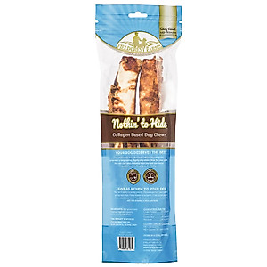 Fieldcrest Farms Nothing to Hide Natural Rawhide Alternative Large 10'' Rolls for Dogs - 3 Pack (6 Chews) Premium Grade Easily Digestible Chews - Great for Dental Health (Beef)