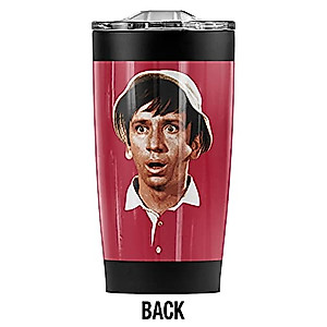 Logovision Gilligan's Island Gilligan's Head Stainless Steel Tumbler 20 oz Coffee Travel Mug/Cup, Vacuum Insulated & Double Wall with Leakproof Sliding Lid | Great for Hot Drinks and Cold Beverages
