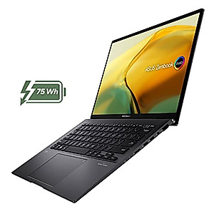 Asus ZenBook 14 OLED UM3402 14/inch QHD+ Touchscreen(AMD Ryzen 7-5825U,16GB RAM,512GB SSD,8-Core(Beat i7-1165G7))Business Laptop,Backlit,Fingerprint,19-Hr Battery,IST SD Card,Win 11 Home - 2023 Black