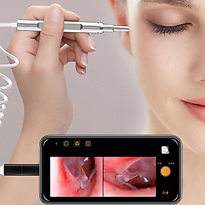 Ear Wax Removal AMTORIN 1080P,No WiFi Needed, Plug and Play,Earwax Remover Tool Compatible with iPhone 15,iPhone and Android Phone, Photo and Video Function, Ear Cleaner for iOS and Android (3.9mm)