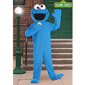 Sesame Street Adult Cookie Monster Halloween Costume Unisex | Sesame Street Blue Monster Outfit | Perfect for Halloween & Cosplay Large
