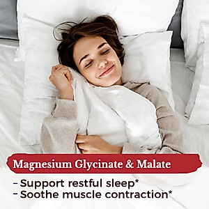 Vitalitown Magnesium Complex Supplement 500mg - Maximized Absorption Chelated Magnesium Glycinate, Malate, Taurate & Citrate - Vegan Non-GMO Magnesium 120 Capsules for Sleep, Muscle, Energy & Heart