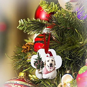 Style In Print Custom Holiday Christmas Ornament Custom Personalized Photo & Text Aluminum Prague Shape