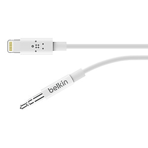 Belkin Speaker and Headphone Splitter, 3.5mm Audio Jack Adapter, Dual Audio Output for Earbuds, Headphones, and Speakers for Sharing Music & Videos, Compatible with iPhones, Laptops, & Tablets - White