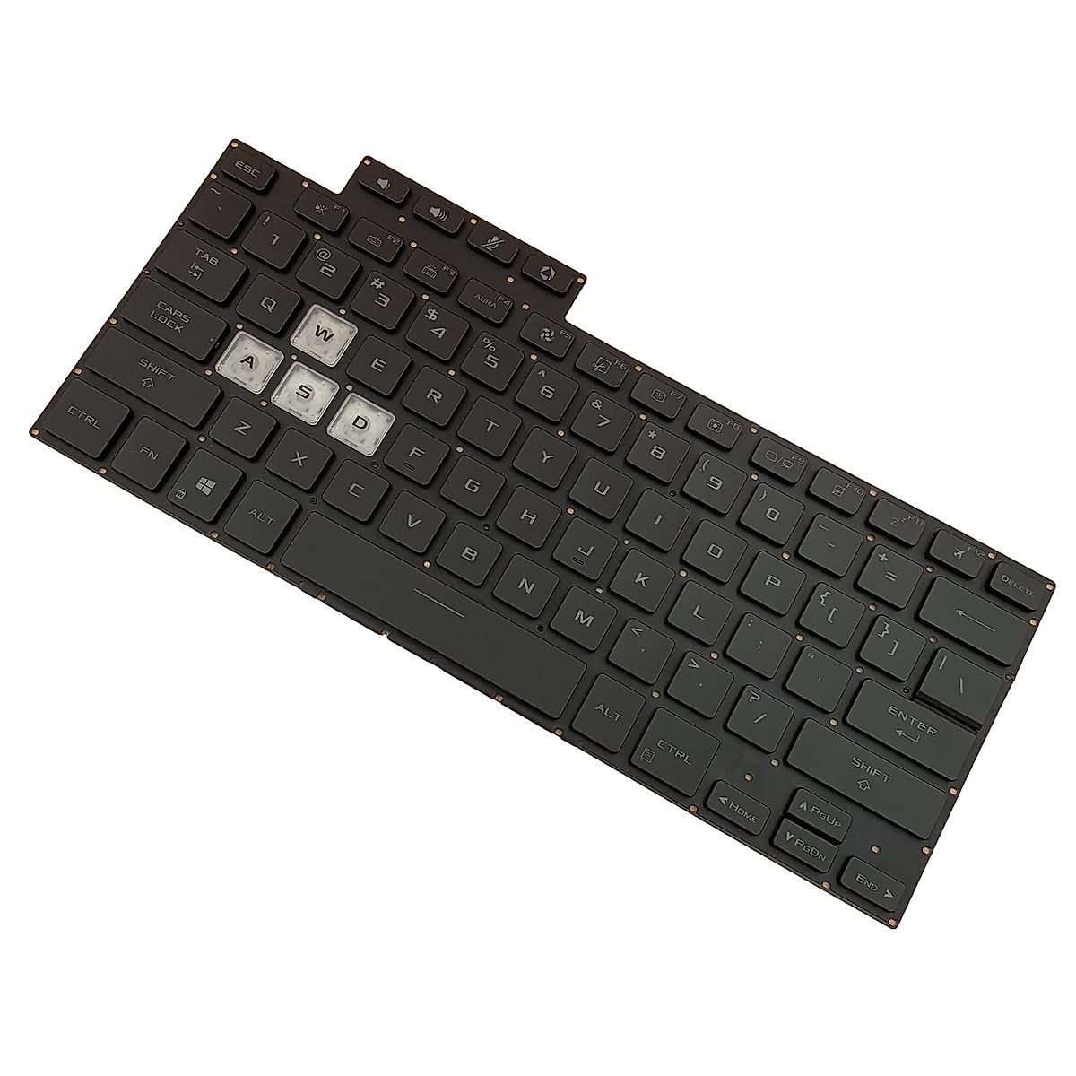 Siakoocty Laptop Replacement US Layout Colorful Backlight Keyboard for ASUS TUF Dash F15 Air FX516P FX516 FA516 6051B1444801