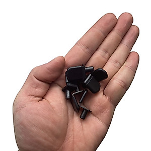 Shelf pins, Glass Supports Furniture Cabinet Closet Bookcase Shelf Bracket-Style Pegs, Black 30 Pack.A