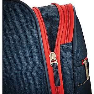 American Tourister Disney Softside Luggage with Spinner Wheels, Minnie Mouse Denim, 21-Inch