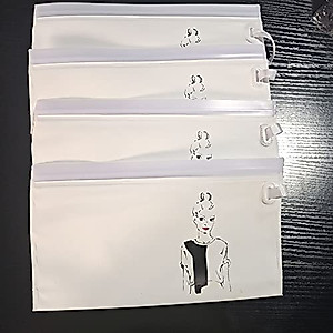 kewaii Portable Wet Tissue Bag Cover, Reusable and refillable Personal Travel Tissue Dispenser Box (White Cosmetics)