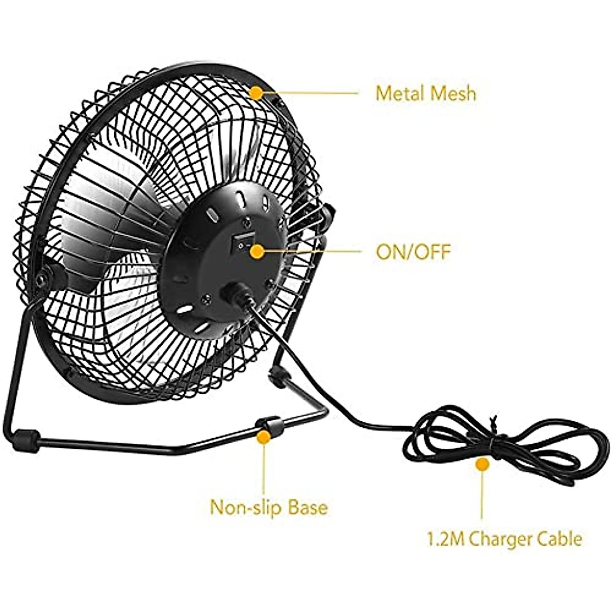 Solar Panel Fan, 5W USB Powered Mini Portable Outdoor Cooling Fan Free Energy for Home Chicken House RV Car Gazebo Ventilation System