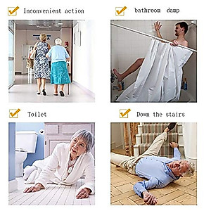 CRODY Bath Wall Attachment Handrails Grab Bar Rails Brass Shower Non-Slip Grab Bar,Wall Mounted Towel Rack Handrail, Bathtub Bathroom Safety Support Rail,Elderly Disabled Pregnant Women Polished Handl