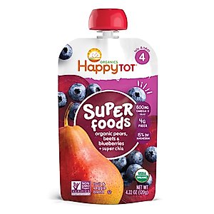 Happy Tot, Blueberry, Pear, Beet