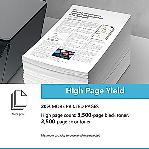 EAXIUCE TN227 TN-227 Yellow Toner Cartridge Compatible Replacement for Color Pro MFCL3710CW MFCL3750CDW HLL3210CW HLL3230CDW Series Printer