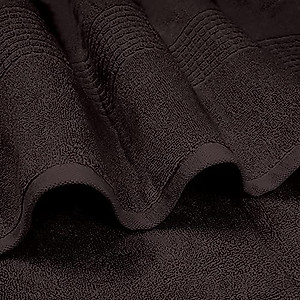 Lavish Touch 12 Pack Wash Cloth Set | 100% Ringspun Cotton , Lightweight and Highly Absorbent Quick Drying Towels, Perfect for Daily Use (Grey)