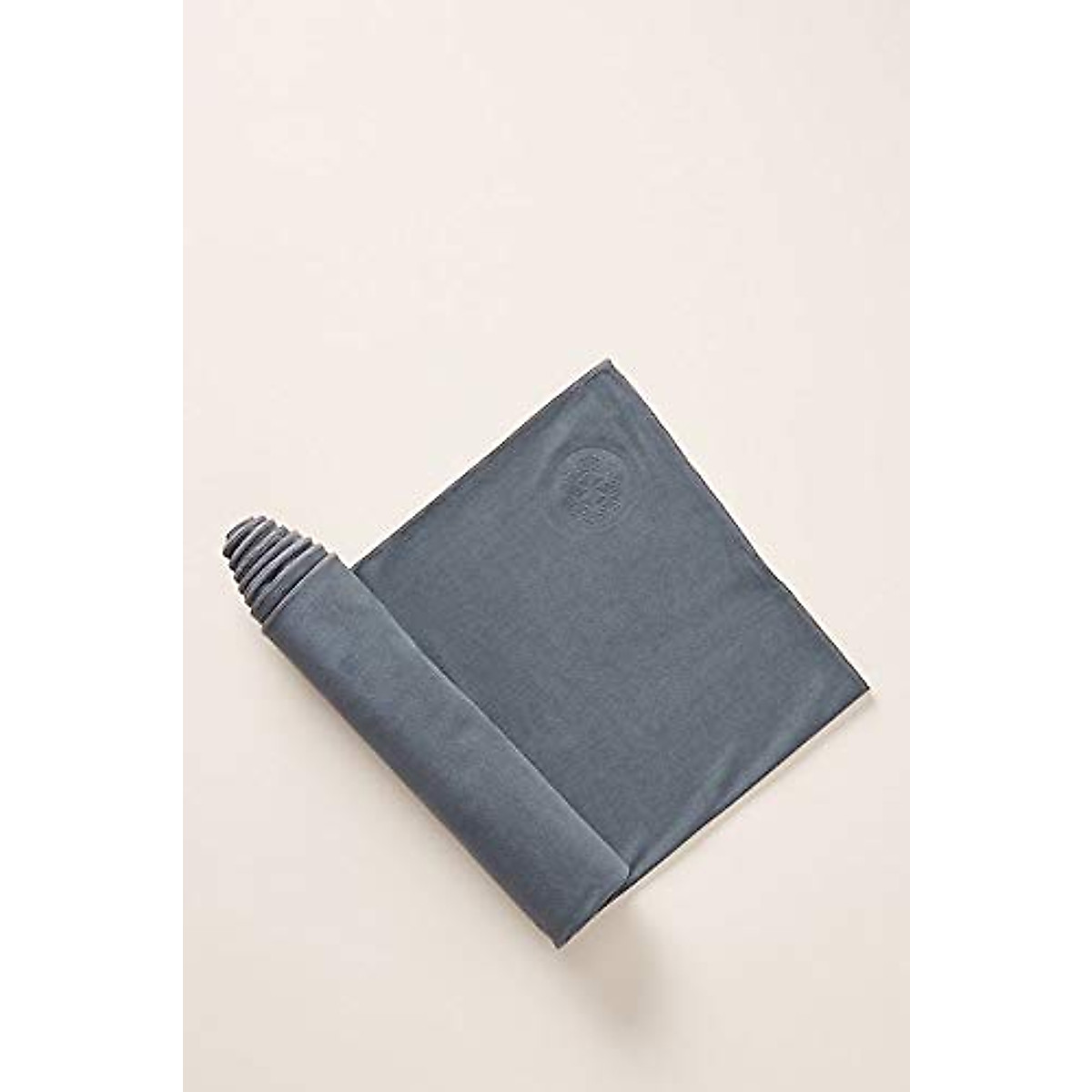 Shandali Hot Yoga Towel - SUEDE - 100% Microfiber, Super Absorbent, Bikram Yoga Mat Towel - Exercise, Fitness, Pilates, and Yoga Gear - Gray 26.5" x 72"