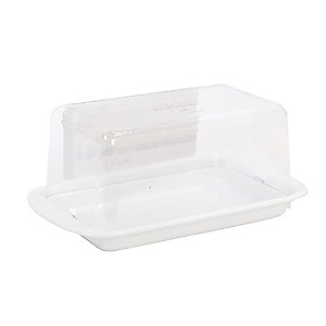 Butter Dish, Holds 1-lb (454g), 5.5x3.5x3.25 Inch