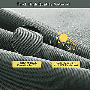 idee-home Deep Seat Patio Cushions, 24x24 Outdoor Cushions, Replacement Cushions Back Cushion, Outdoor Hampton Bay Patio Cushions for Backyard Couch Sofa, 2pcs Set, Seat: 24 x 24 Back: 24 x 22