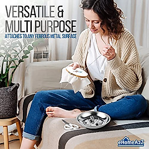 EHOMEA2Z Magnetic Tray Tool Holder 3" Inch, Ideal For Garage, Home, Bolts, Nuts, Small Parts, Pin Cushion Magnetic Cup (3"Inch Magnetic Bowl 1Pc)