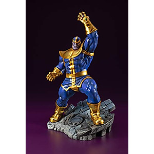 Kotobukiya Marvel Universe Avengers Series: Thanos Artfx+ Statue, Multicolor, Model:KTMK251