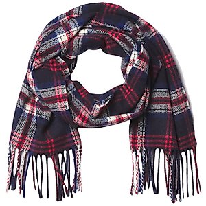 Pendleton Wool Plaid Scarf, Americana, one size