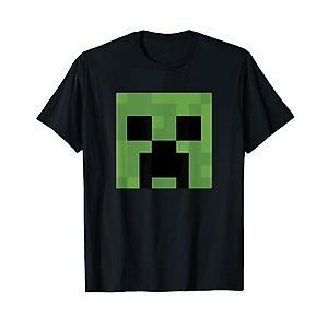 Minecraft Creeper Big Face T-Shirt