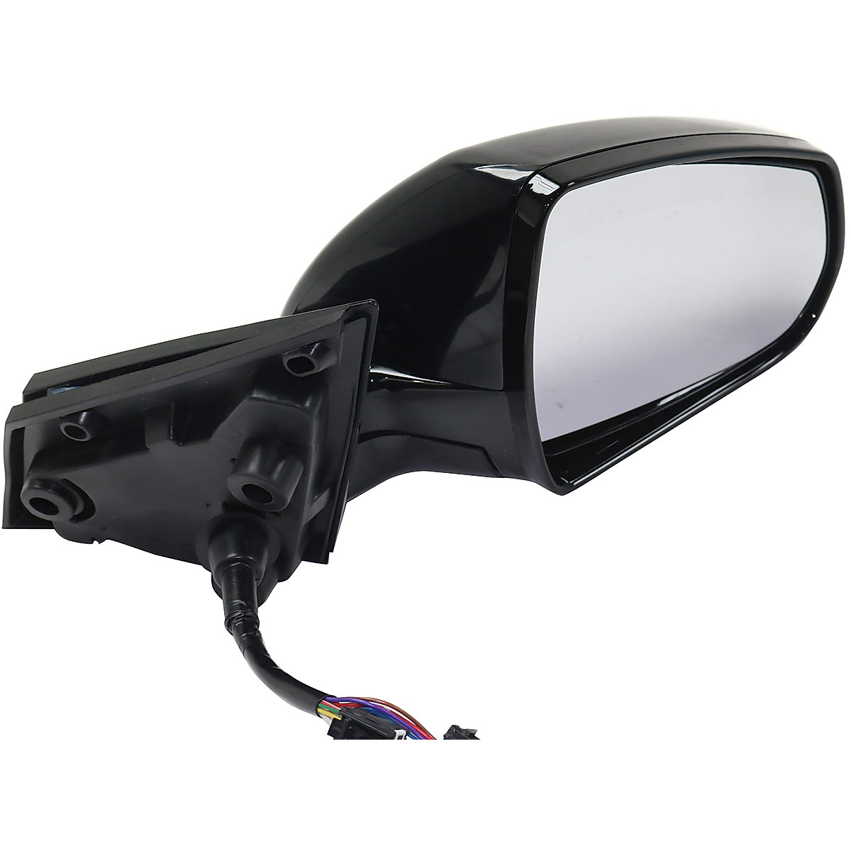 Kool Vue Driver & Passenger Side Power Heated Mirrors for Cadillac SRX 2010-2012 Power Fold With Memory Paintable For Models Without Etched Warning