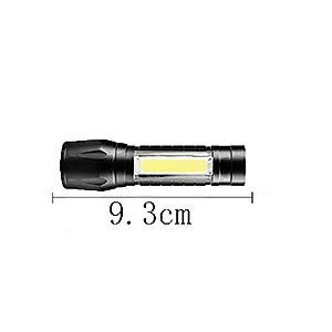 ESASAM Handheld Flashlights， Portable USB Rechargeable LED Flashlight Built-in BatteryTactical Torch Flashlights 3Modes Work Light Emergency Lanterna