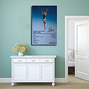 Miley Cyrus Poster Rock Posters Endless Summer Vacation Music Album Cover Posters Canvas Poster Bedroom Decor Sports Landscape Office Room Decor Gift Unframe: 12x18inch(30x45cm)