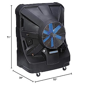 Portacool PACJS2501A1 Jetstream 250 Portable Evaporative Cooler, Black