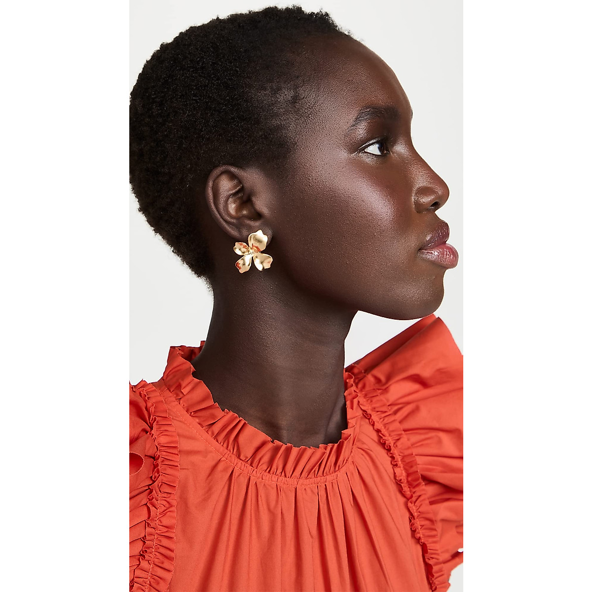 SHASHI Women's Gold Fiorina Earrings, Gold, One Size