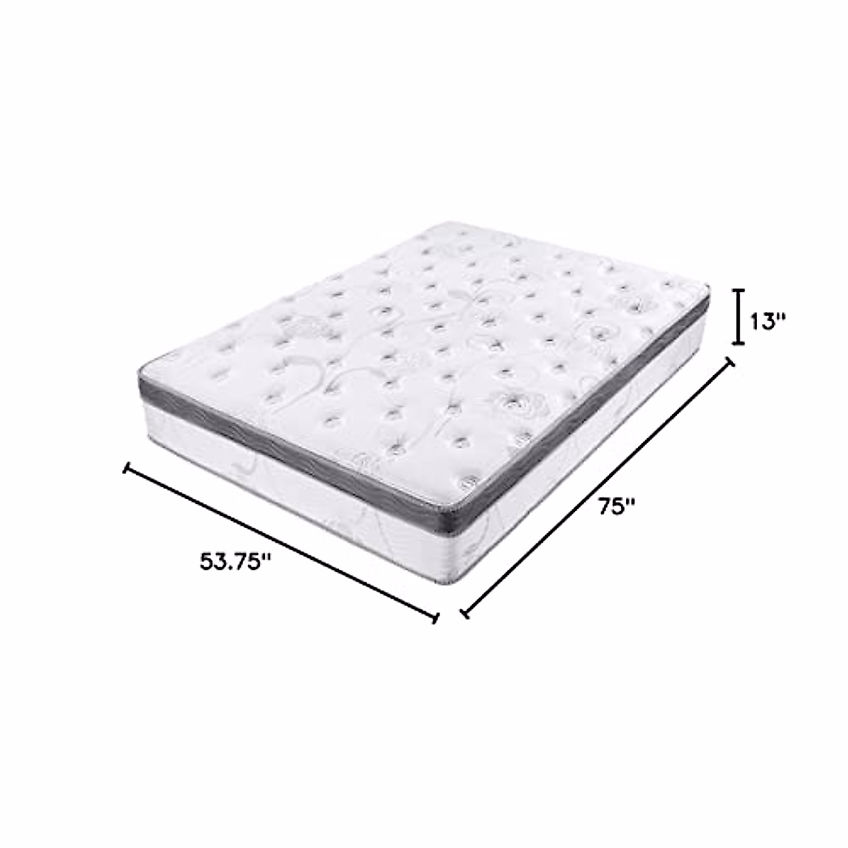Oleesleep 13" Box Top Hybrid Gel Infused Mattress, Full