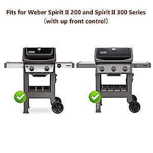 QuliMetal 67060 Heat Deflector for Spirit II 200 and Spirit II 300 Series, Model Years 2017 and Newer, 304 Stainless Steel