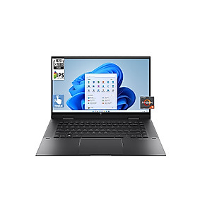 HP Envy 2-in-1 Laptop, 15.6" FHD IPS Touch Display, AMD Ryzen 5 5500U (> i7-1065G7), AMD Radeon Graphics, Webcam, Type-C, HP Fast Charge, Backlit KB, Fingerprint, Wi-Fi 6