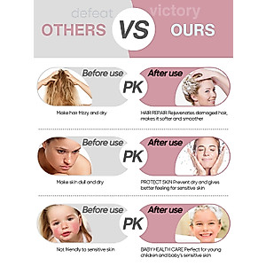 Cobbe Filtered Shower Head with Handheld, High Pressure 6 Spray Mode Showerhead with Filters, Water Softener Filters Beads for Hard Water - Remove Chlorine - Reduces Dry Itchy Skin, Pink