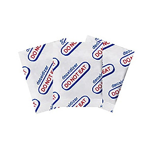 400cc X 100 count Oxygen Absorbers - 10 packs individually vacuumed and sealed in 10 Food grade packets For Long Term Food Storage.