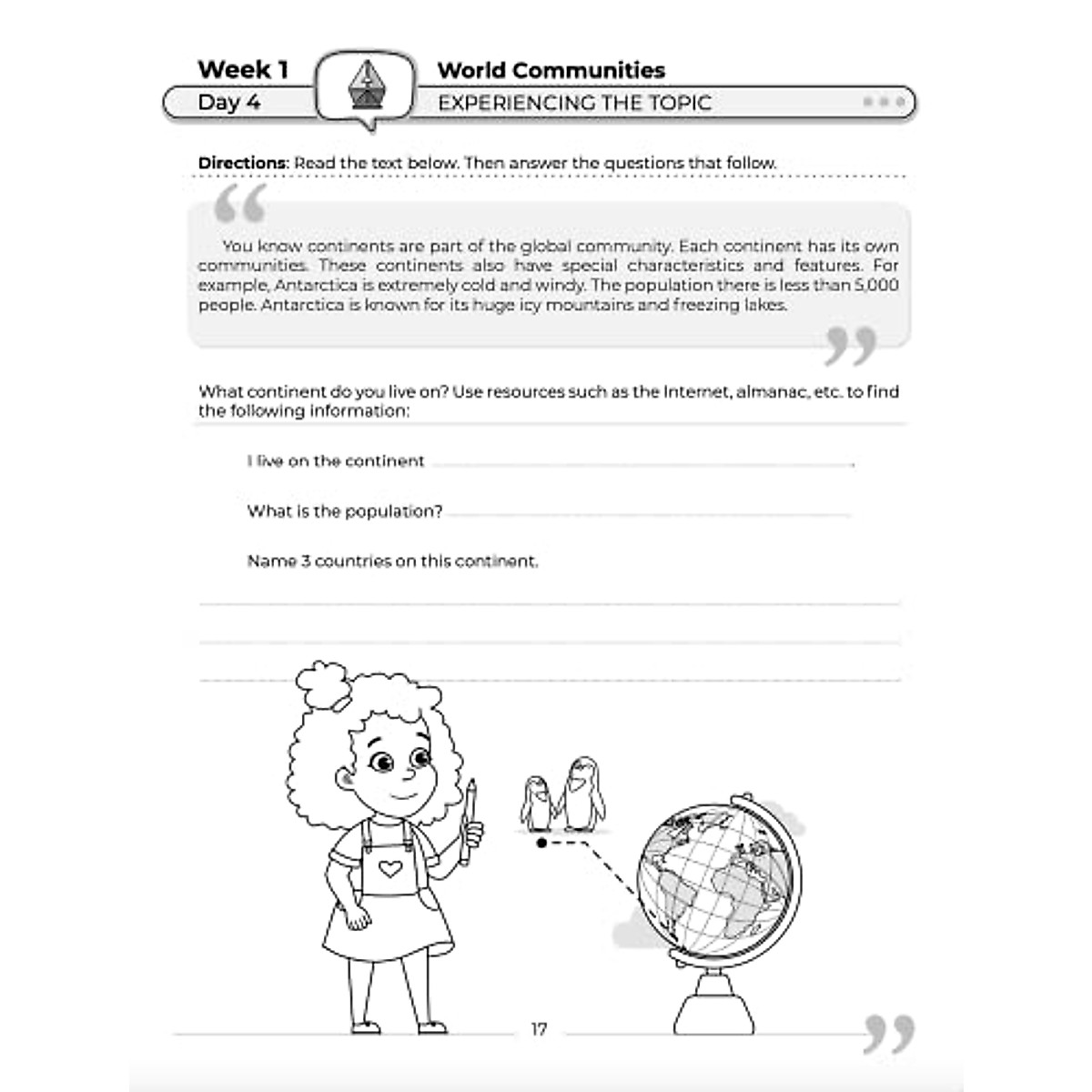 3rd Grade Social Studies: Daily Practice Workbook | 20 Weeks of Fun Activities | History | Civic and Government | Geography | Economics | + Video ... Each Question (Social Studies by ArgoPrep)