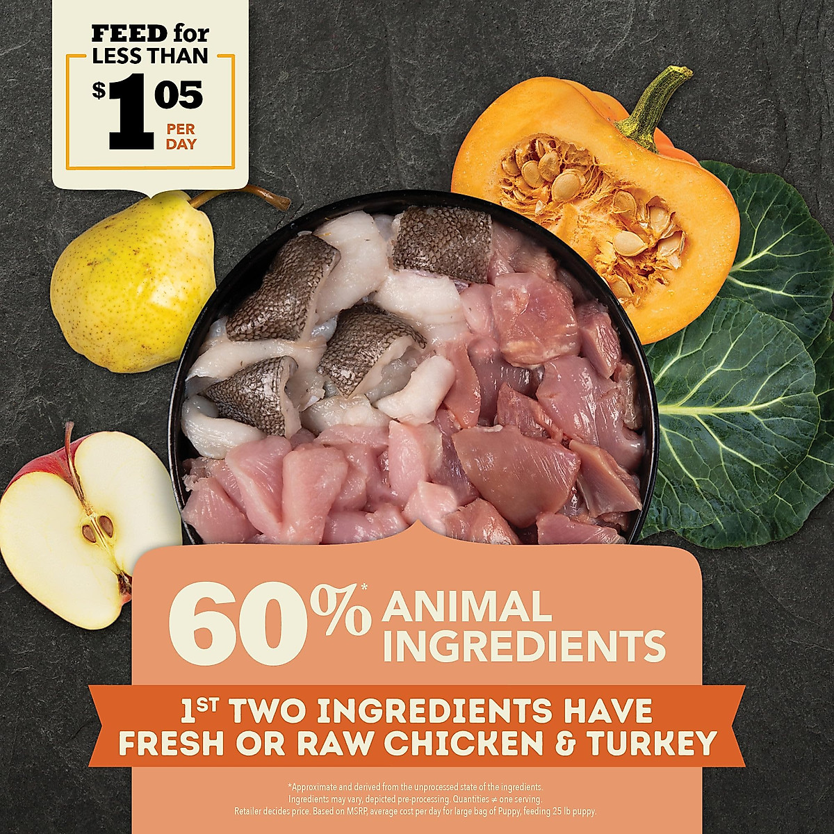 ACANA Grain Free Dry Dog Food, Puppy Recipe, 25lb