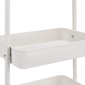 Amazon Basics 3-Tier Rolling Utility or Kitchen Cart - White